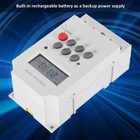 jual kampa mcb power timer programmable time switch relay 25a 220v