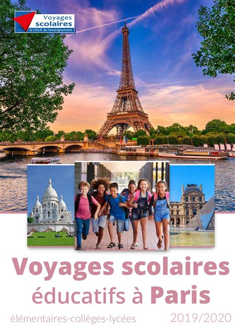 Calaméo Voyages Scolaires Paris 2019 2020