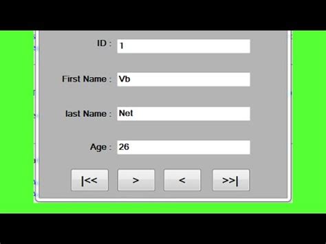 VB NET SQL SERVER Data Navigation C JAVA PHP Programming Source Code