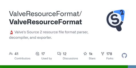 Github Valveresourceformatvalveresourceformat 🔬 Valves Source 2