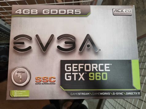 Evga Geforce ® Gtx 960 4gb Supersc Gaming Acx 20 Wrocław Fabryczna Evga Geforce ® Gtx 960 4gb Supersc Gaming Acx 20 Wrocław Fabryczna