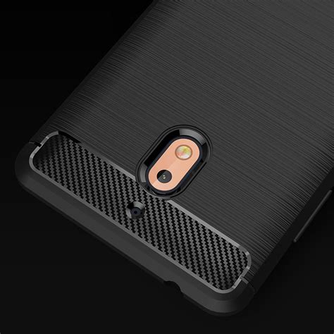Flexi Slim Carbon Fibre Case For Nokia Black