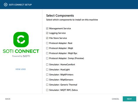 installing the main management service ms
