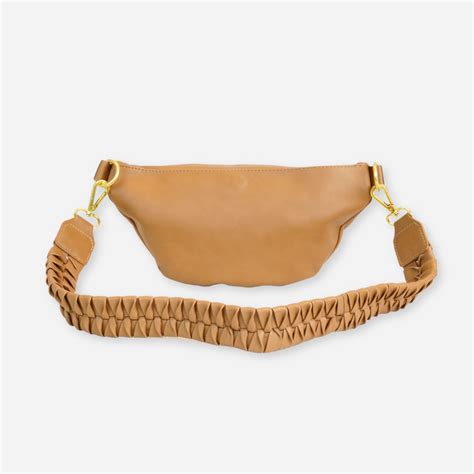 The Fishtail Braid Strap Short Tan Fawn Design