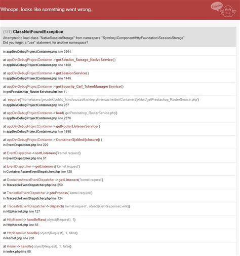 classnotfoundexception prestashop 1 7 4 3 stack overflow