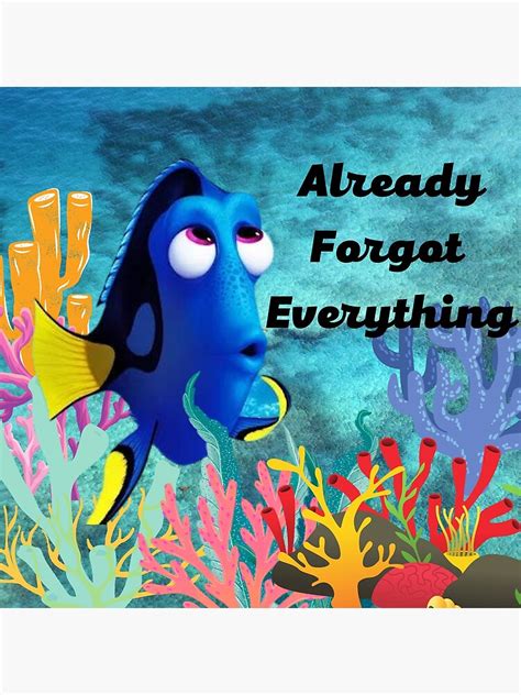 Finding Dory Poster For Sale By Mariamscorpio Redbubble