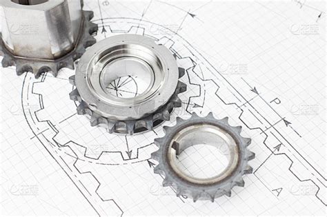 汽车齿轮系在图纸上