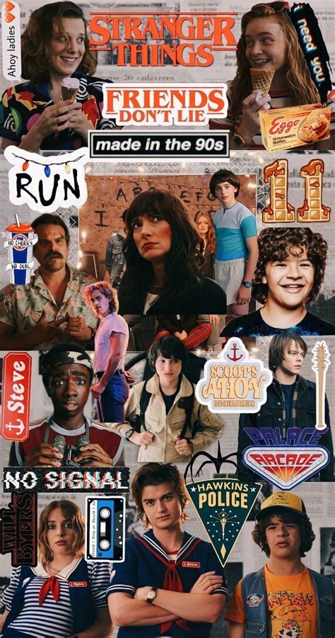 Stranger Things Collage Wallpapers Top Free Stranger Things Collage