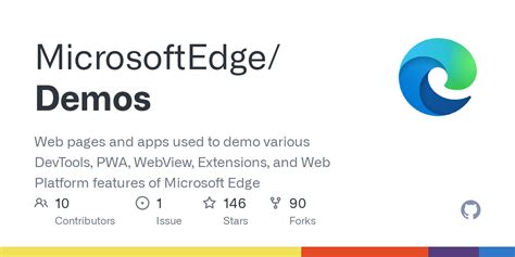 workflow runs · microsoftedge demos · github