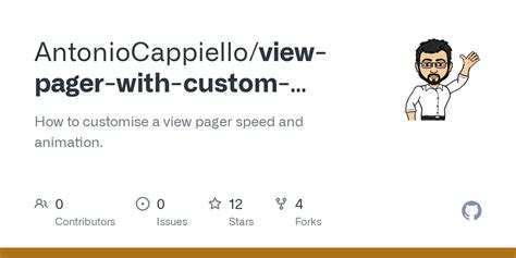 Github Antoniocappielloview Pager With Custom Scroller How To