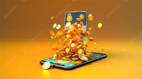 무료 저축과 투자를 위한 효율적인 모바일 자금 관리의 3d 렌더링 이미지 Ppt 배경 Slidesdocs