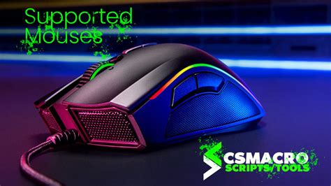 Razer Supported Mouses Norecoil Macro Script