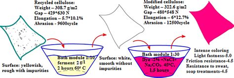 Biomodification Of Secondary Cellulose To Restore Texture And