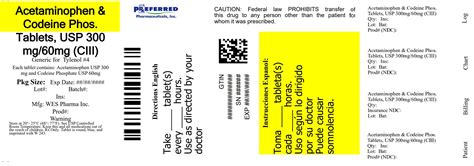 Dailymed Acetaminophen And Codeine Phosphate Tablet Dailymed Acetaminophen And Codeine Phosphate Tablet