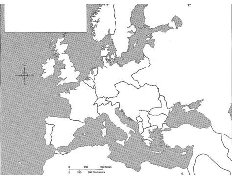 World War 1 Map Blank