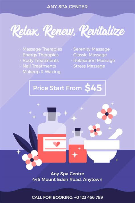 Creative Massage Flyer Examples