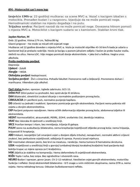 94 motorcyclist can t move legs ok pdf