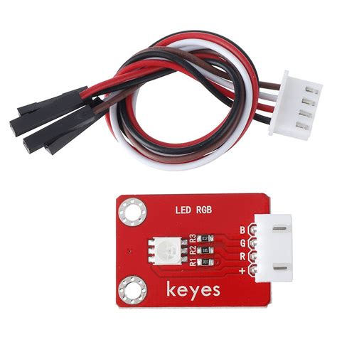 Keyes Brick Warn Light LED RGB Module Pad Hole Anti Reverse Plug White Terminal Digital Signal