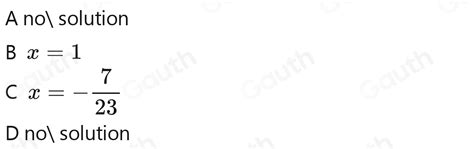 Solved Which Of The Following Equations Have No Solutions Choose All Answers That Apply 60x