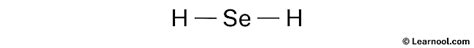 H2se Lewis Structure Learnool
