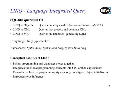 New Features in C# 3.0 LINQ Lambda Expressions Extension Methods - ppt download