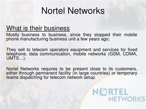 PPT Nortel Networks In France PowerPoint Presentation Free Download ID