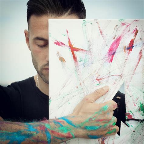 Premium Photo Close Up Of Man Tearing Canvas