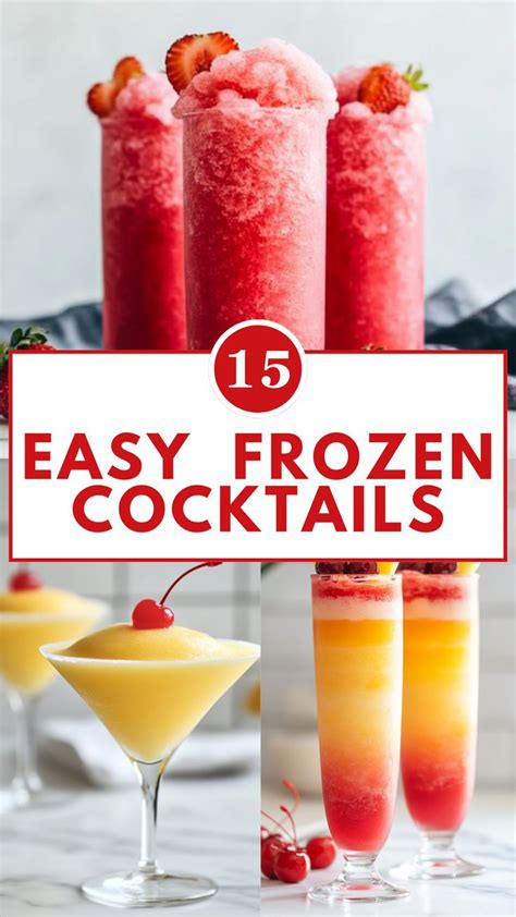 15 Best Frozen Drinks To Try Recipe In 2025 Frozen Cocktails