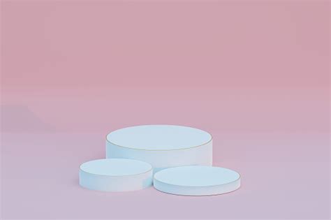 3d 렌더링 연단 받침대 또는 빈 공간 배경 최소 플랫폼 3d 제품 모형 제품 프리젠 테이션 3d 렌더링 기하학적 모양 디자인