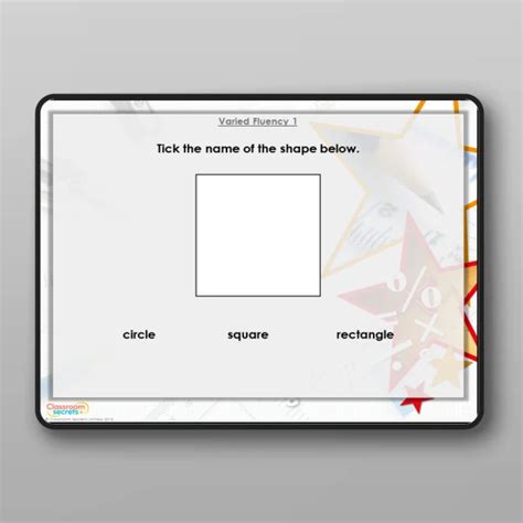 Year 1 Recognise And Name 2d Shapes Homework Resource Classroom Secrets