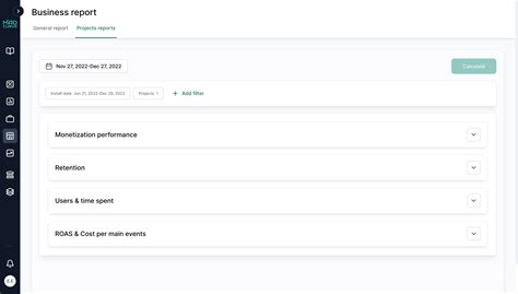 Business Report Tools Mad Curve