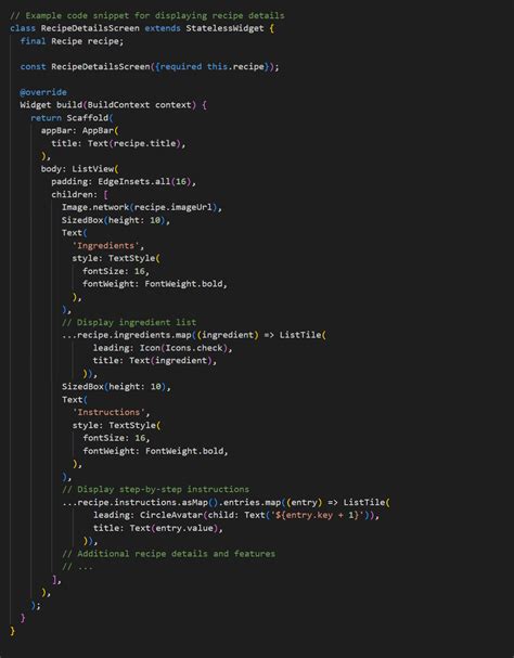 Building A Recipe App With Flutter Walturn