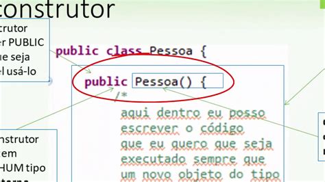 Aula 5 Classes E Objetos Construtores Youtube