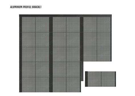 Dip 시리즈 실외 투명 Led 스크린 실외 투명 Led 디스플레이 Ddw 디스플레이