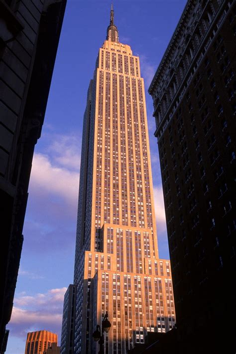 Empire State Building View On A Sunny Day