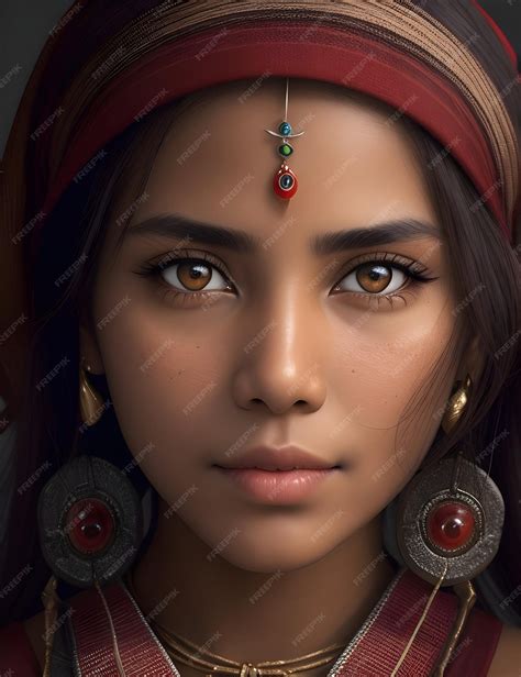 Premium Ai Image Java Indian Woman
