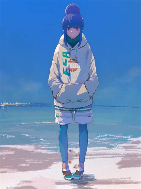 Shima Rin Yurucamp Drawn By Bonryuu Danbooru