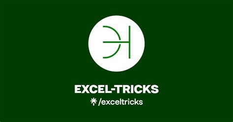 excel tricks linktree