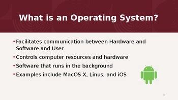 Functions Of The Operating System By Information Tech TPT