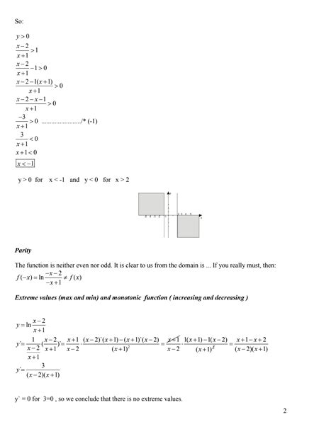 solution 3 university v examine function and draw a graph examine
