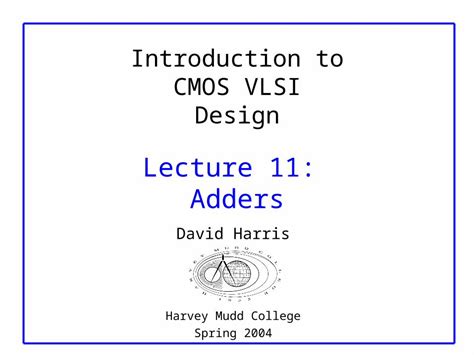 ppt introduction to cmos vlsi design lecture 11 adders dokumen tips