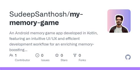 Github Sudeepsanthoshmy Memory Game An Android Memory Game App