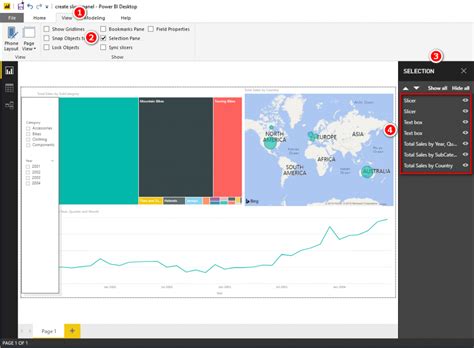 create a power bi slicer panel excelerator bi