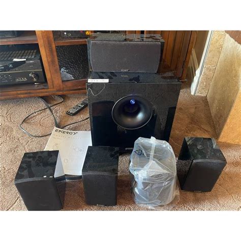 Energy Surround Sound Speaker System With Sub Woofer Beck Auctions Inc