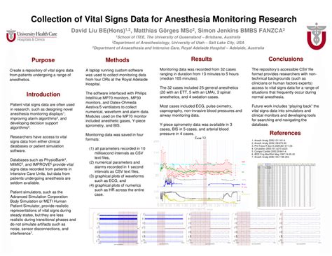 Pdf Collection Of Vital Signs Data For Anesthesia Monitoring Research