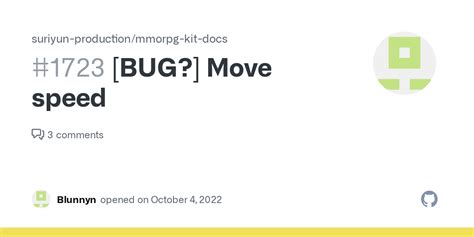 [bug] move speed · issue 1723 · suriyun production mmorpg kit docs