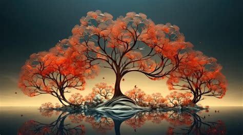 premium photo fractal tree