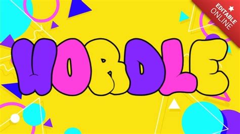 Wordle Y2k Nostalgia Font Text Effect Generator