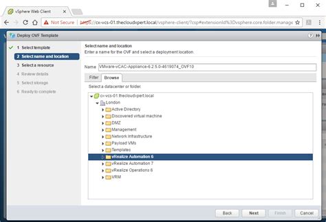 Howto Deploy The Vmware Vrealize Automation 6 X Appliance Ova