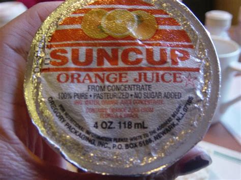 Suncup Orange Juice It Says For Nutritional Information Flickr
